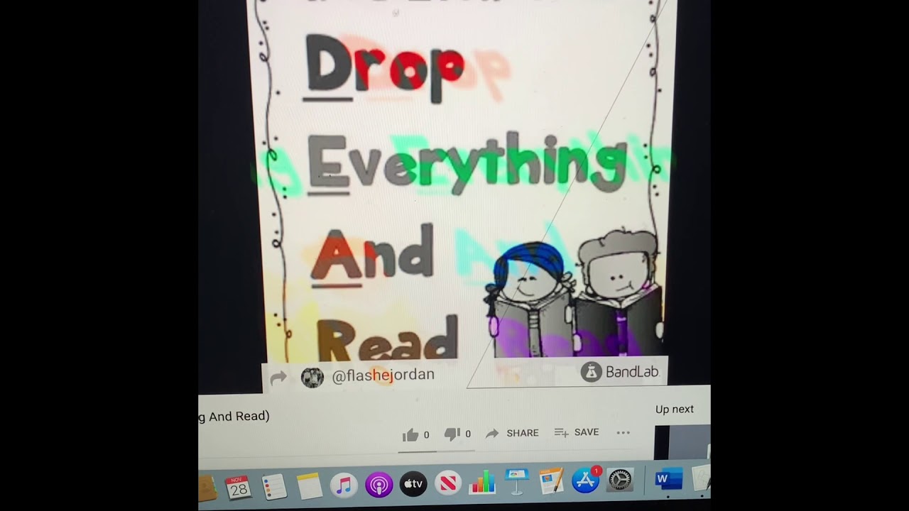Drop everything and read song - YouTube
