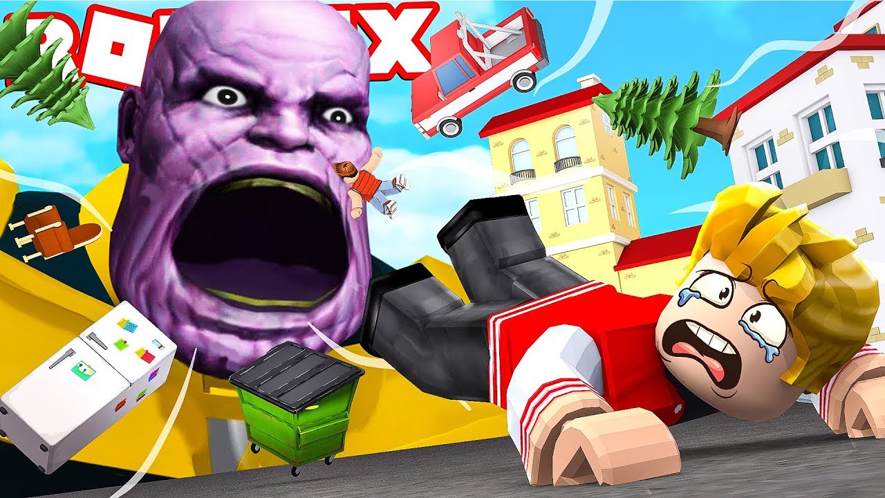 THANOS ENGOLIU TUDO NO ROBLOX ! - YouTube