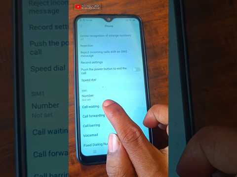 How to activate call waiting on vivo y91 //call waiting setting