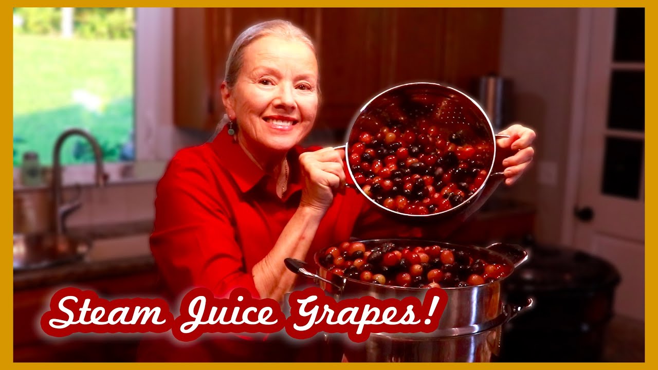 How to Steam Juice Grapes | COMPLETE INSTRUCTIONS! - YouTube