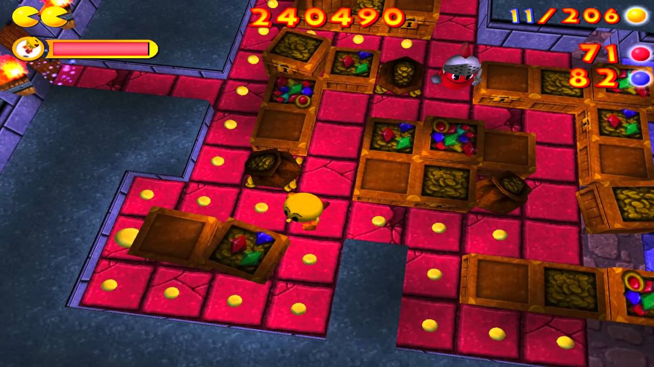Pac-Man: Adventures in Time - Maze 33: Treasure Vaults (2000) - YouTube