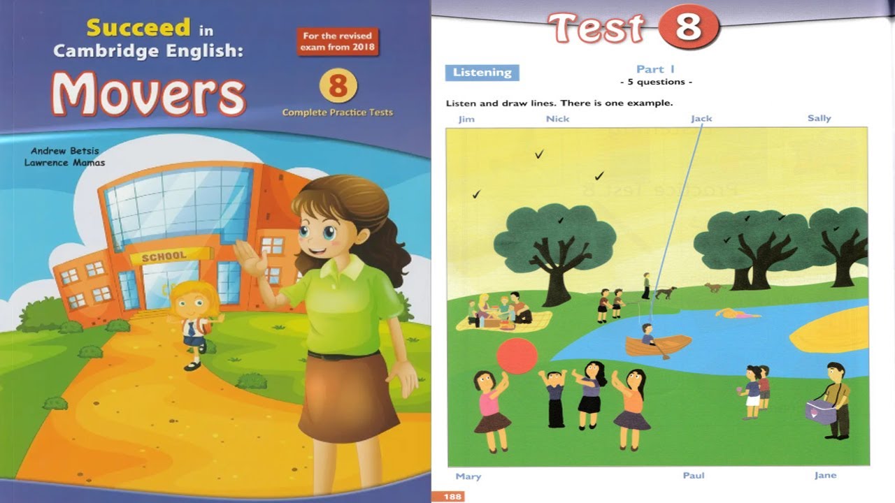 Movers Practice Test 2 - Part : Test 8 | Topic : Go on a picnic ...