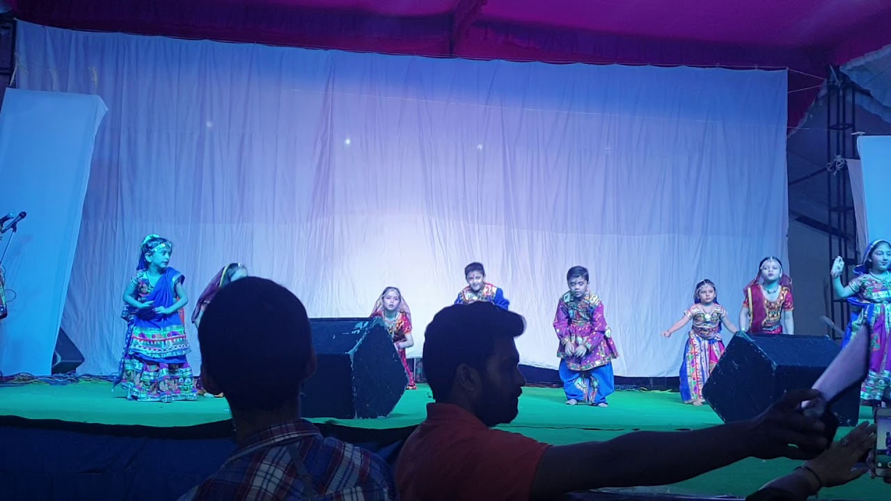 Navratri Cultural Event || Garba Dance Performance||Nagada sang Dhol ...