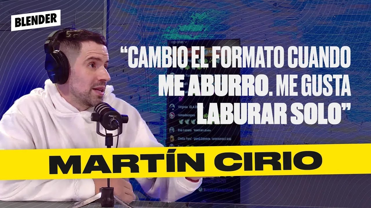MARTÍN CIRIO sobre LAS FALSAS AMISTADES y EL STREAM | ESCUCHO OFERTAS ...