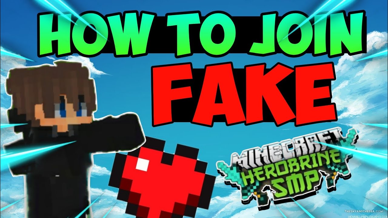 How To Join Fake Herobrine SMP || How To Join Herobrine SMP || Pocket ...