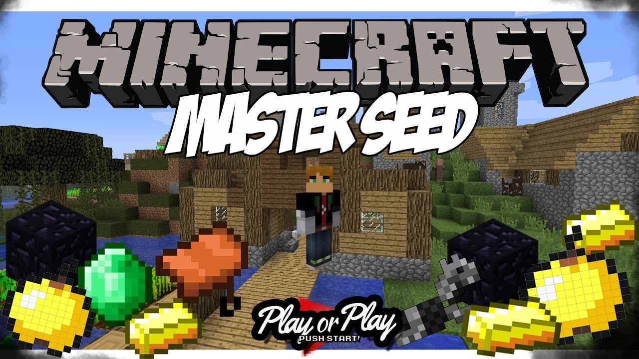 Minecraft Master Seed #01: Tons of villages and teasures, amazing seed ...