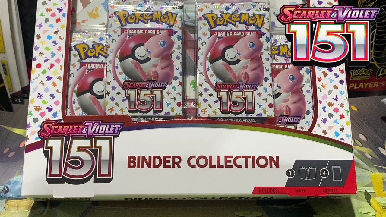 *Big Illustration Rare Pulled* Pokémon 151 Binder Collection Box ...