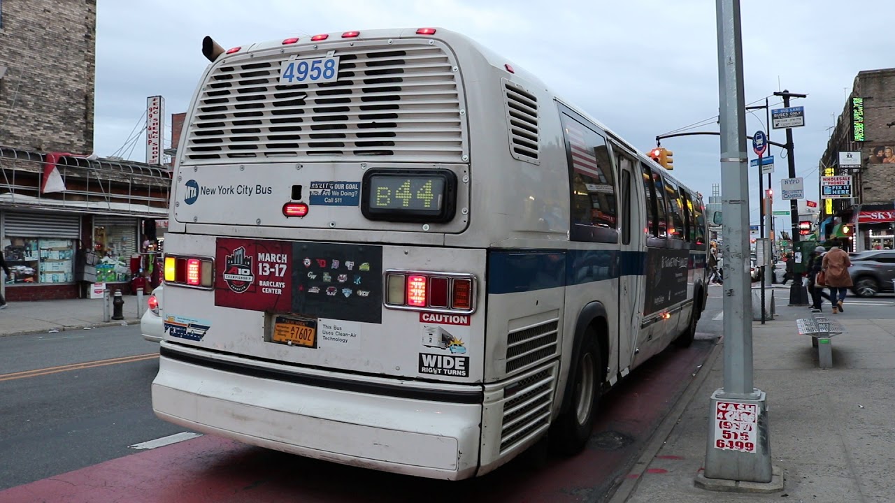 MTA New York City Bus: 1998 Nova Bus RTS 4958 on the B44 Local Bus ...