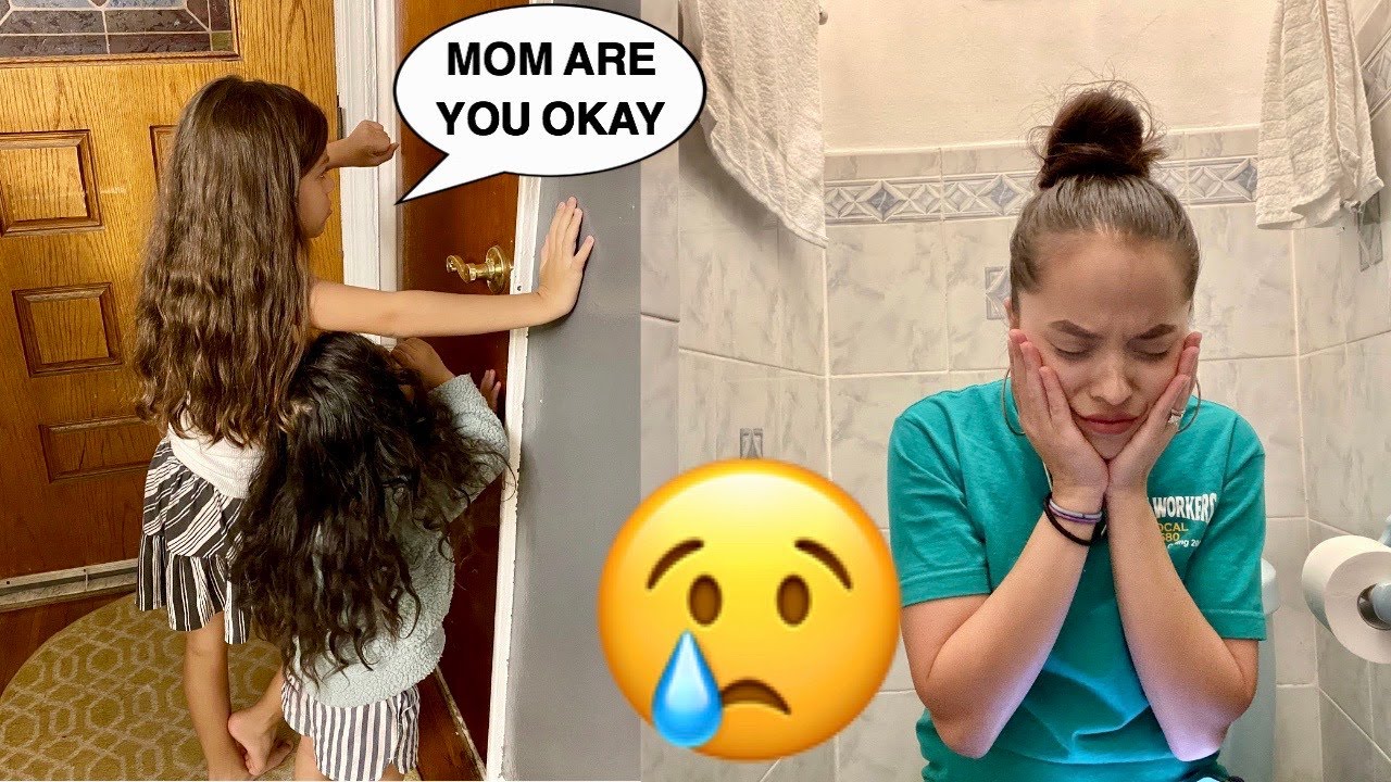 Crying With The DOOR Locked To See How My Kids REACT *Cute Reaction ...