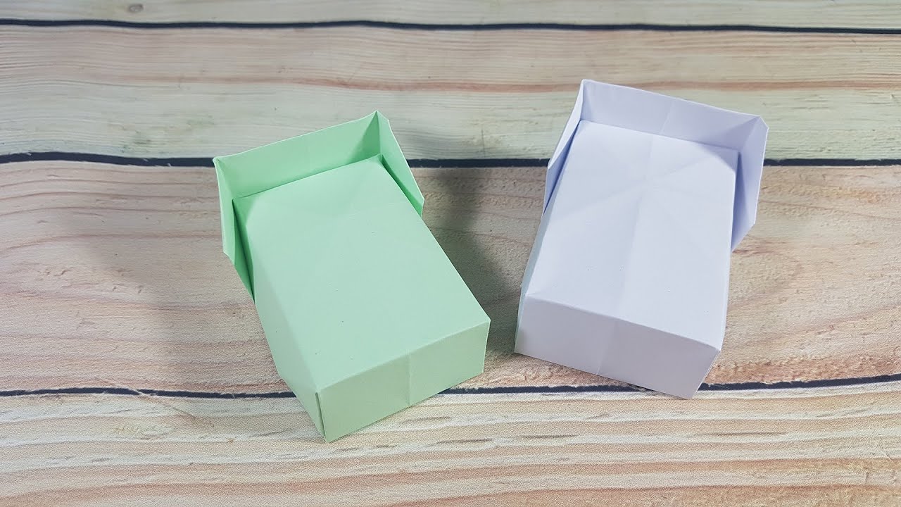 Easy Origami | How to Make a bed - YouTube