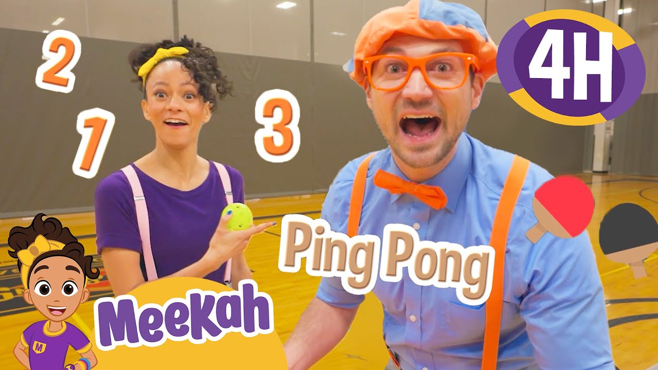 Meekah and Blippi Visit an Indoor Sport Center!! | 4 HOURS OF MEEKAH ...