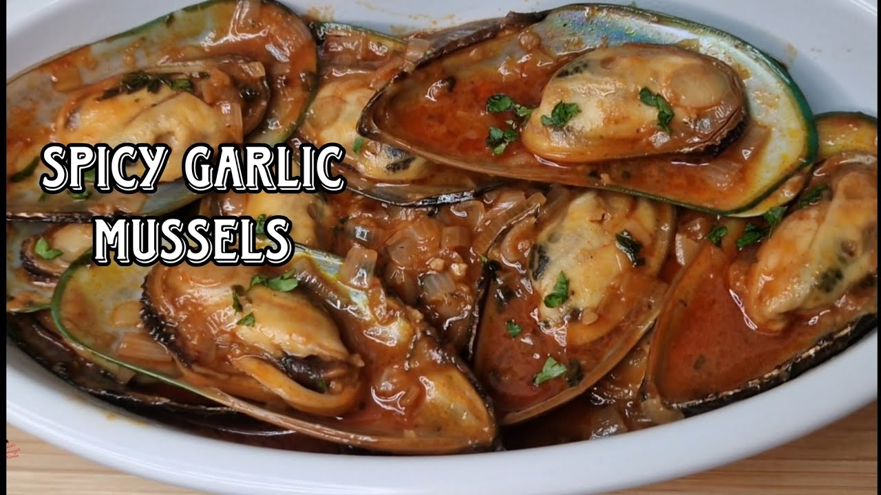 SPICY GARLIC GOCHUJANG GREEN LIP MUSSELS | SPICY GREEN SHELL MUSSELS RECIPE | TAHONG RECIPE ...