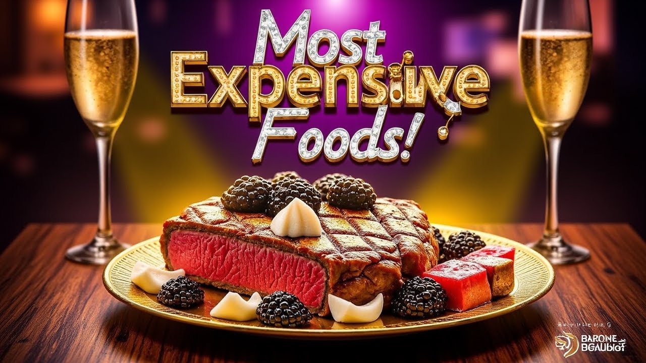 Top 10 Most Expensive Foods in the World 💎🍽 | Luxury Dining You Must ...