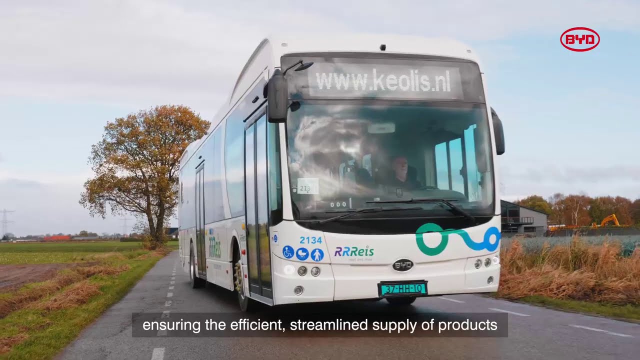 December 2020, Keolis rolls out 246 e-buses in the Netherlands - YouTube