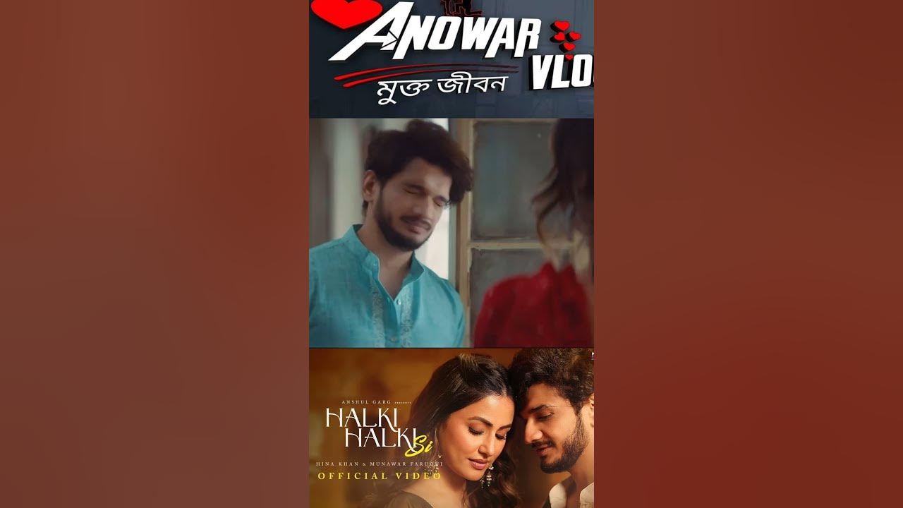 Halki Halki Si Barsaat Aa Gayi (Official Video)Munawar Faruqui ft.Hina Khan |Asees Kaur |Saaj ...