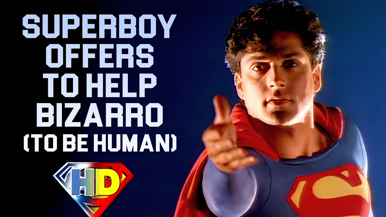 Superboy Offers to Help Bizarro (To Be Human) - Ai-Remastered 4K ...