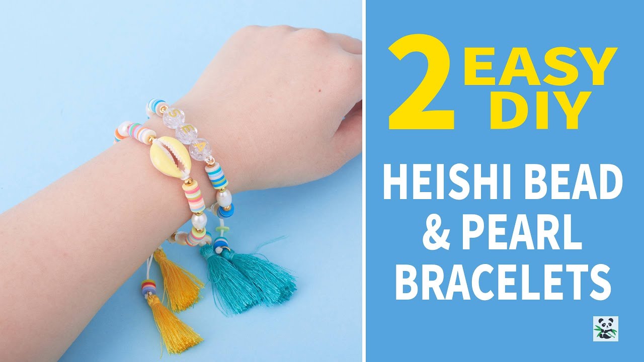 How to Make Heishi Beads Bracelets | Pandahall DIY Tutorial - YouTube