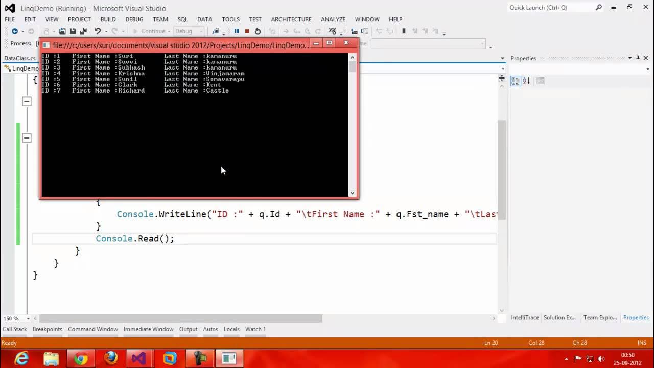 LINQ to SQL Tutorial 1 - YouTube