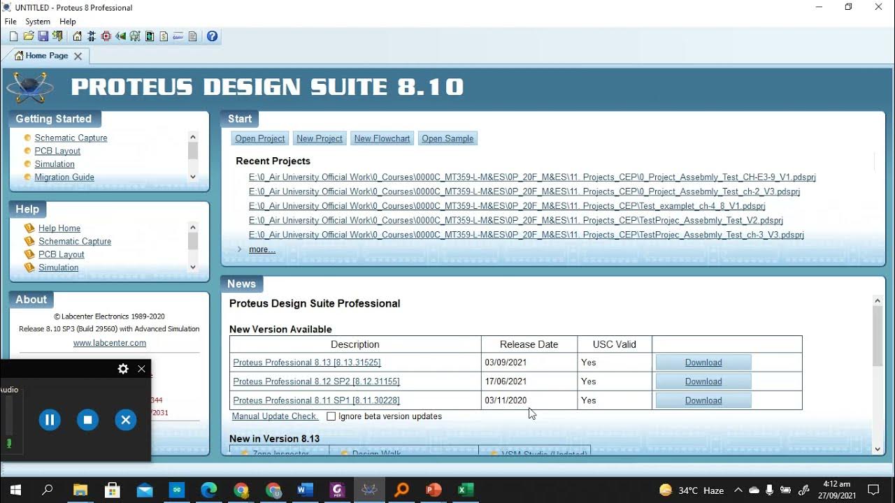AVR328P Programing in Assembly for Proteus 8.10 Basic setup for beginners - YouTube