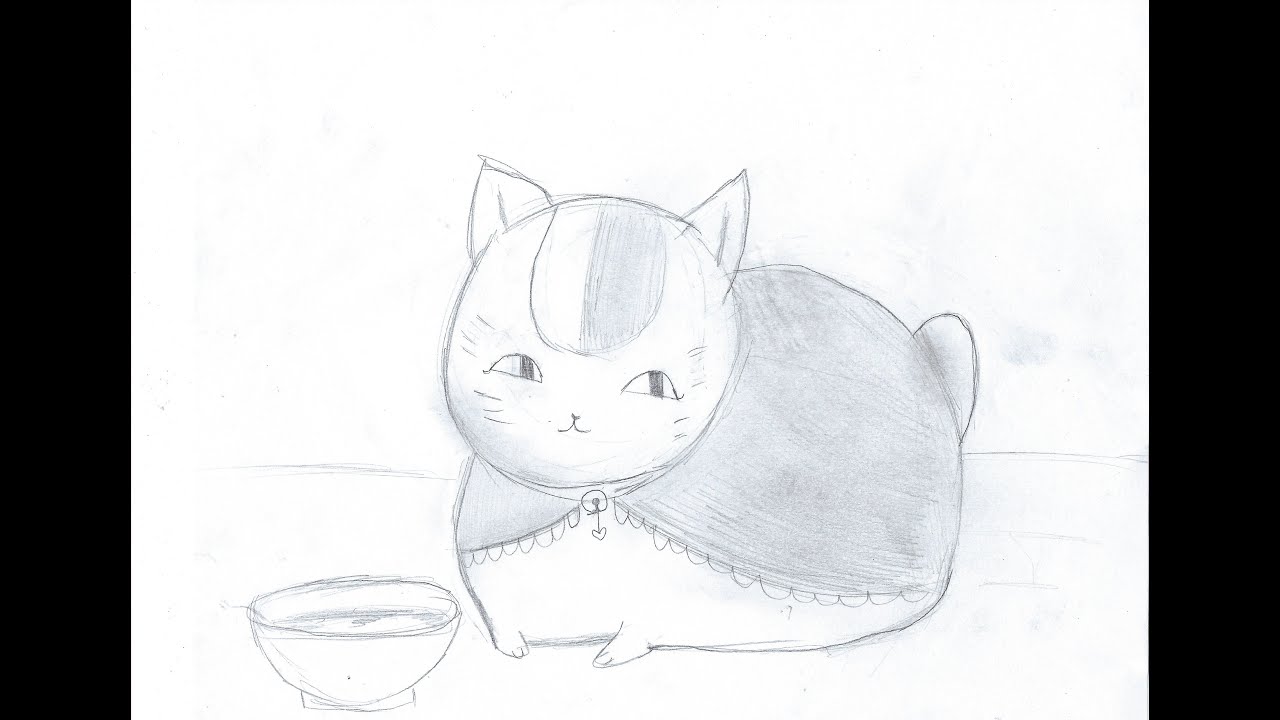 My drawing of a Chubby Cat by Pencil. #2 - YouTube
