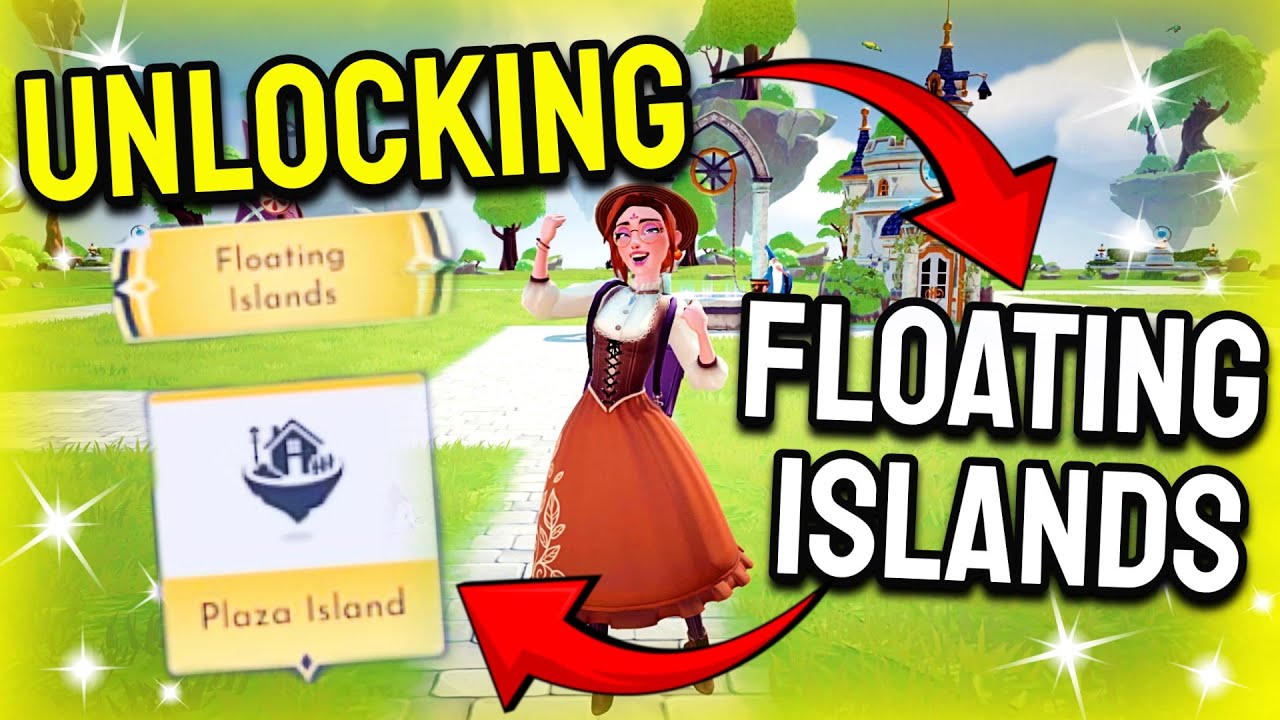 HOW TO UNLOCK NEW FLOATING ISLAND Features in Disney Dreamlight Valley ...
