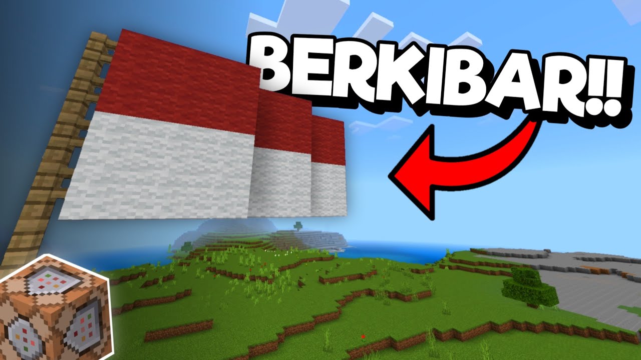 Cara Bikin Bendera BERKIBAR di Minecraft!! • Tutorial Command Block ...