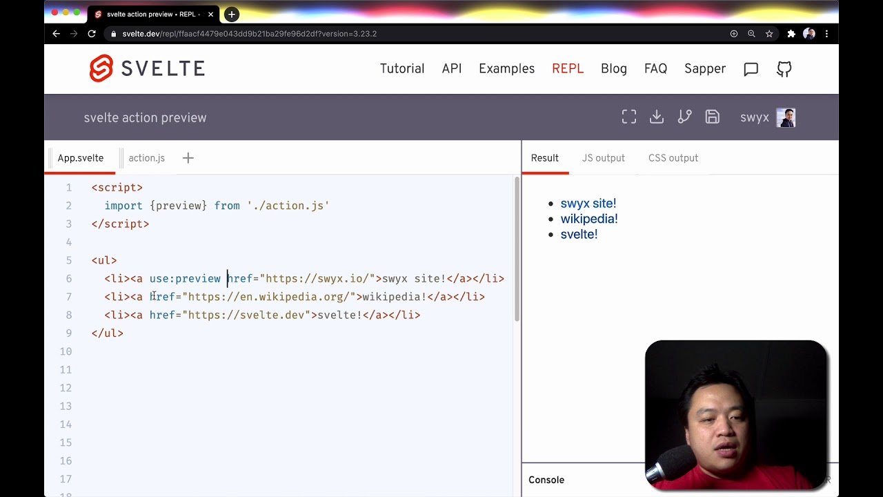 Svelte Actions For Progressive Enhancement In 100 Seconds Youtube