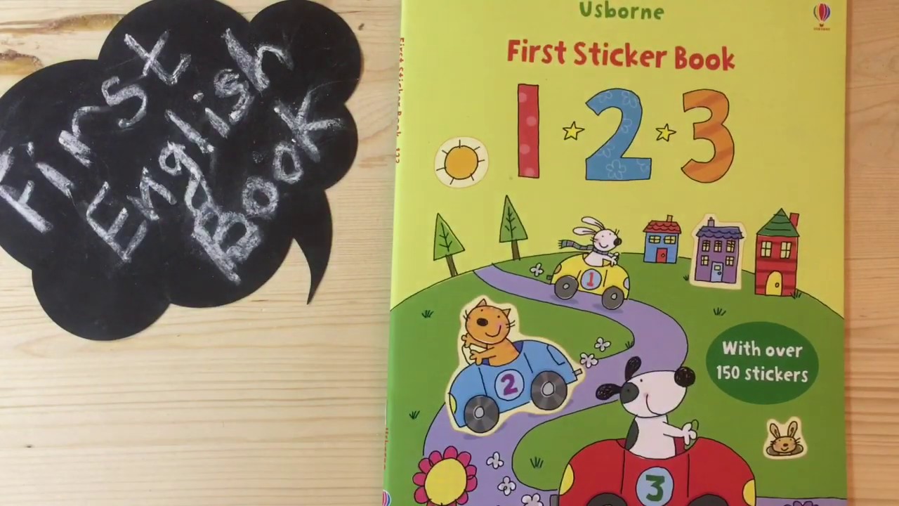 123 | Sticker Book | Usborne | Look Inside Best Children English Book ...