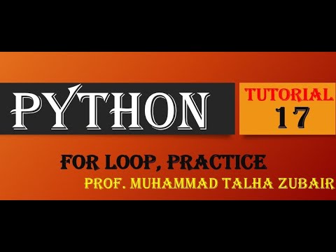 For loop Practice Program Python Tutorial-17 - YouTube