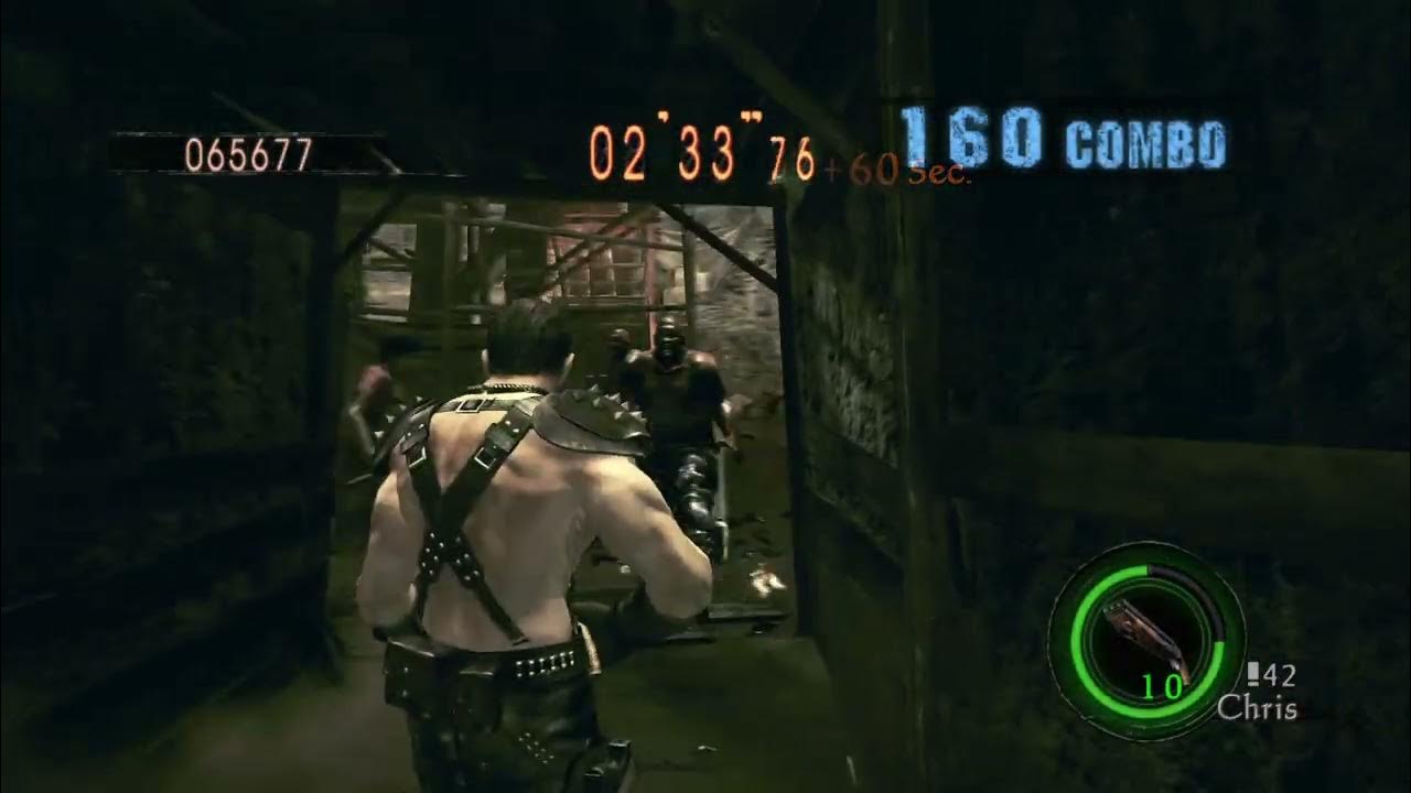 RESIDENT EVIL 5 [PS4] | NO MERCY Mercenaries "SS Rank" The Mines - Chris Redfield (Warrior ...