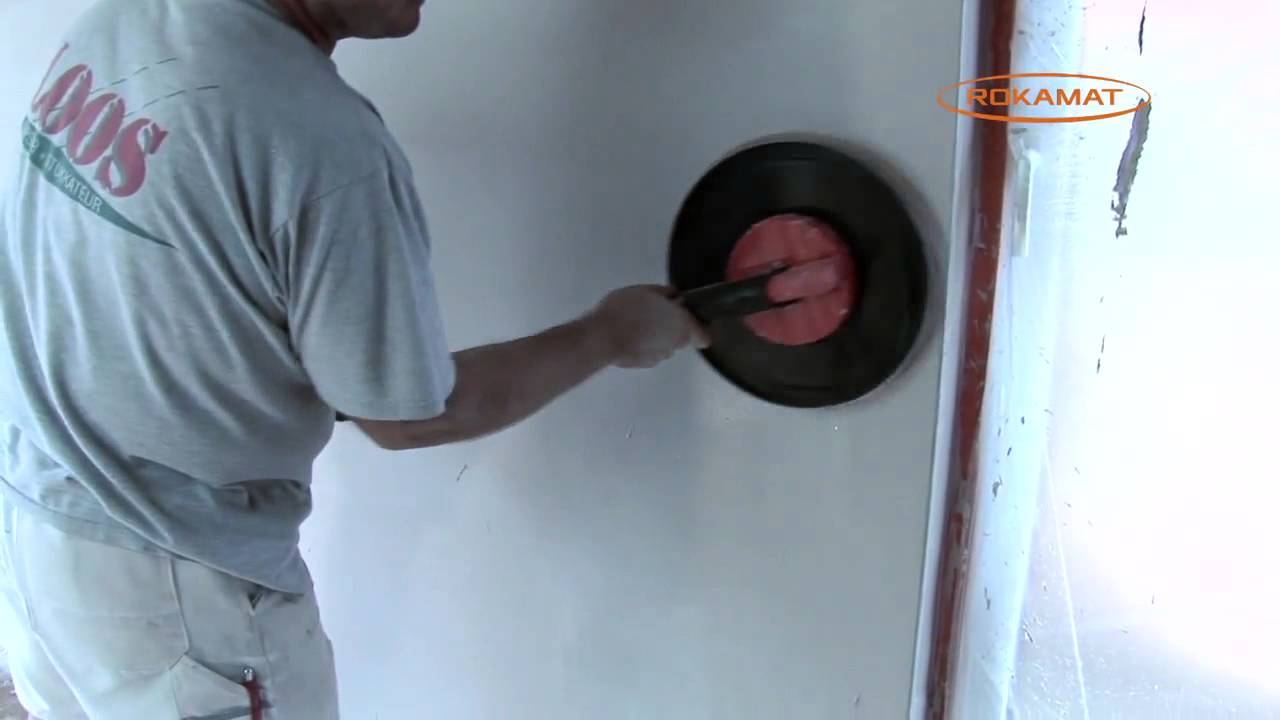 ROKAMAT CORDLESS SPONGE FLOAT RENDERING FINISHING MACHINE - YouTube