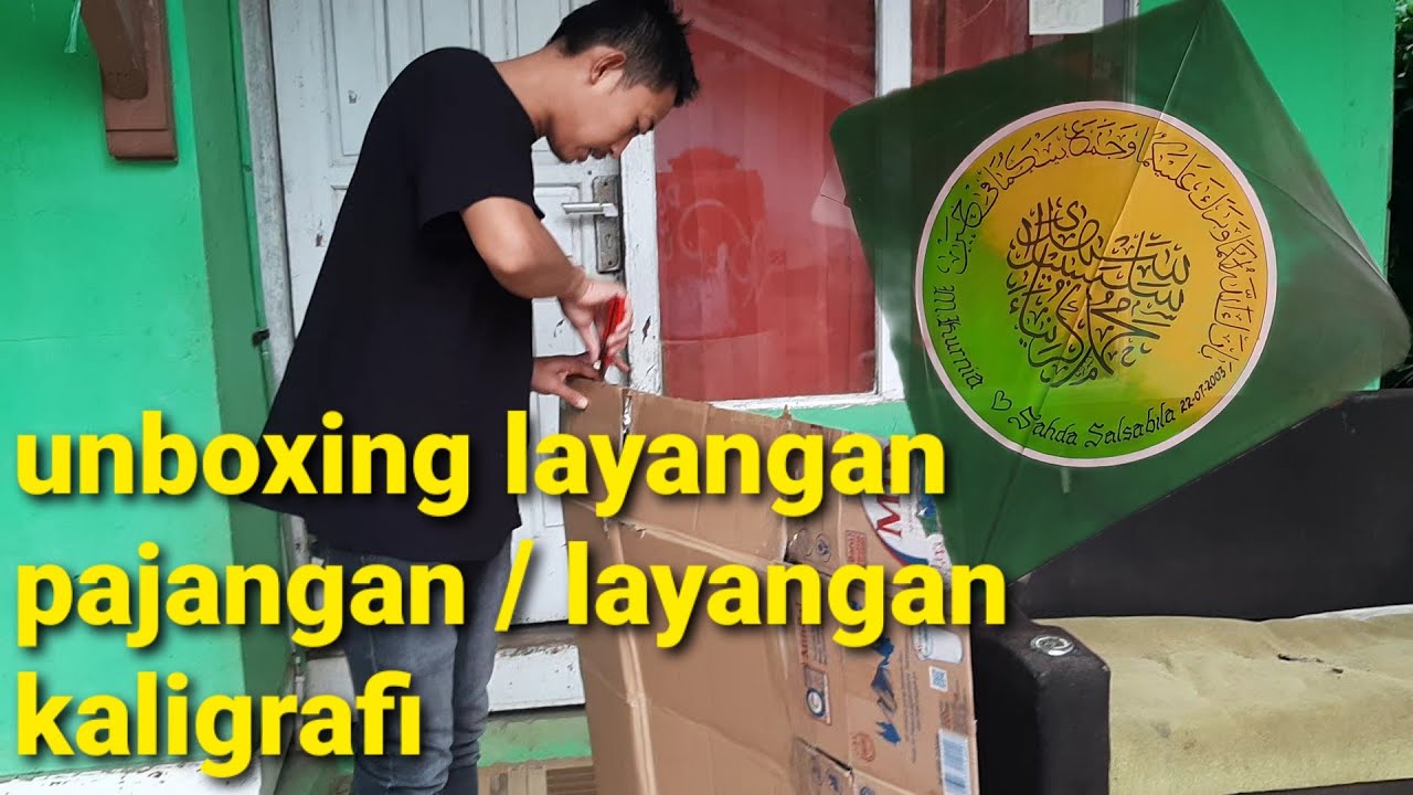 CAP LAYANGAN BAGUS || LAYANGAN PAJANGAN || LAYANGAN KALIGRAFI ...