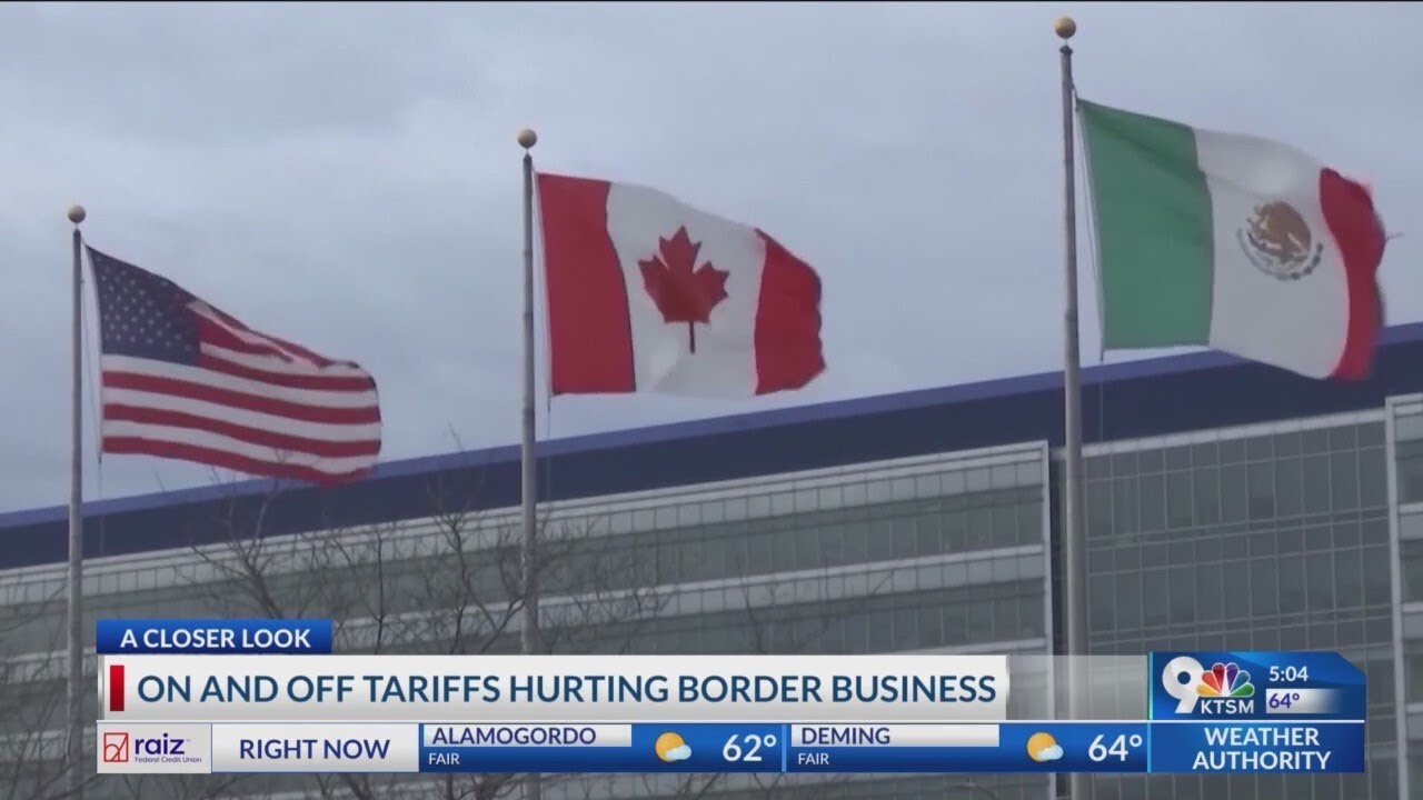 Trump tariffs already costing border money, jobs - YouTube