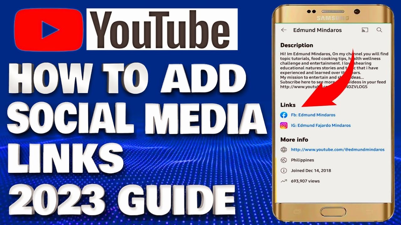 How To Add And Edit Social Media Links In Youtube Channel 2023 Guide How To Add And Edit Social Media Links In Youtube Channel 2023 Guide