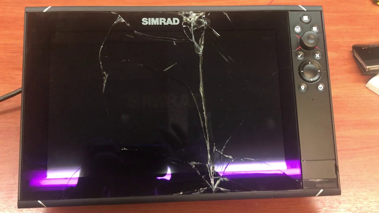 Simrad NSS 12” (broken display) - YouTube