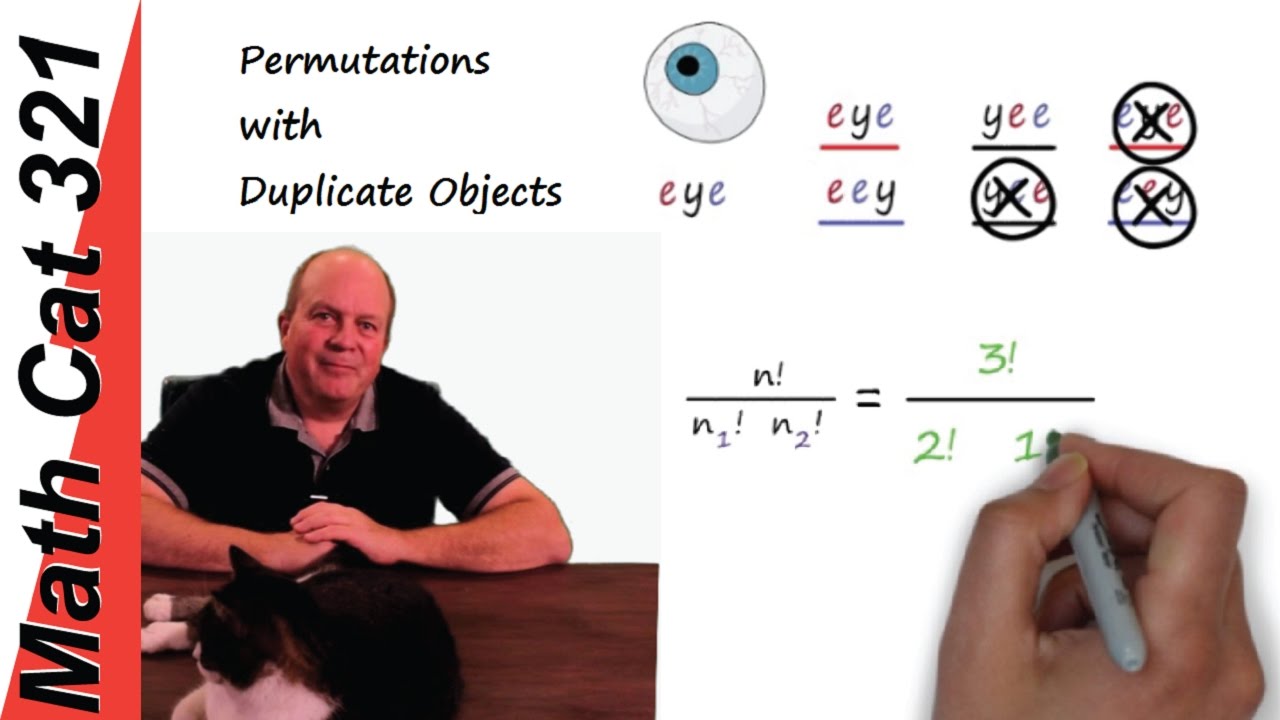How To Find Permutations With Duplicate Objects PPAP Apple Pen Math How To Find Permutations With Duplicate Objects PPAP Apple Pen Math