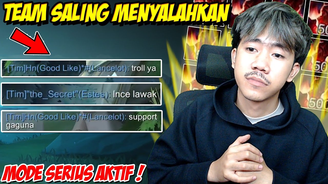 TEAM SALING MENYALAHKAN + MUSUH KERAS ? TENANG ALDOUS 500 STACK MODE SERIUS ON - Mobile legends ...