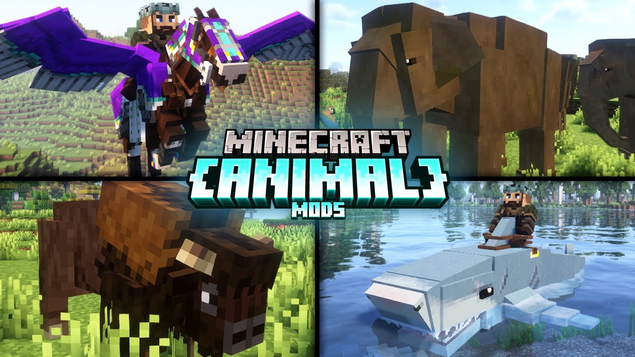 12 Best Minecraft Animal Mods ! (2025) - YouTube