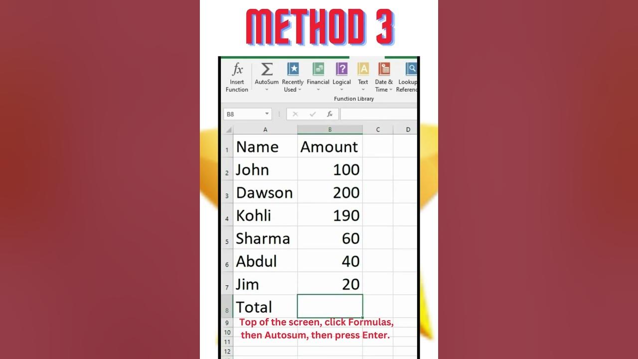 Excel Totaling Column Formula 3 Easy Ways To Sum A Column Of Numbers excel-totaling-column-formula-3-easy-ways-to-sum-a-column-of-numbers