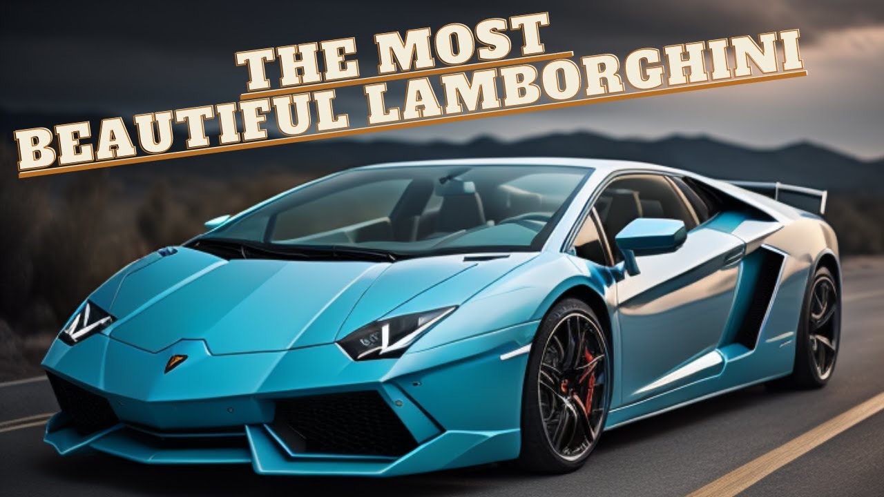 THE MOST BEAUTIFUL LAMBORGHINI - YouTube