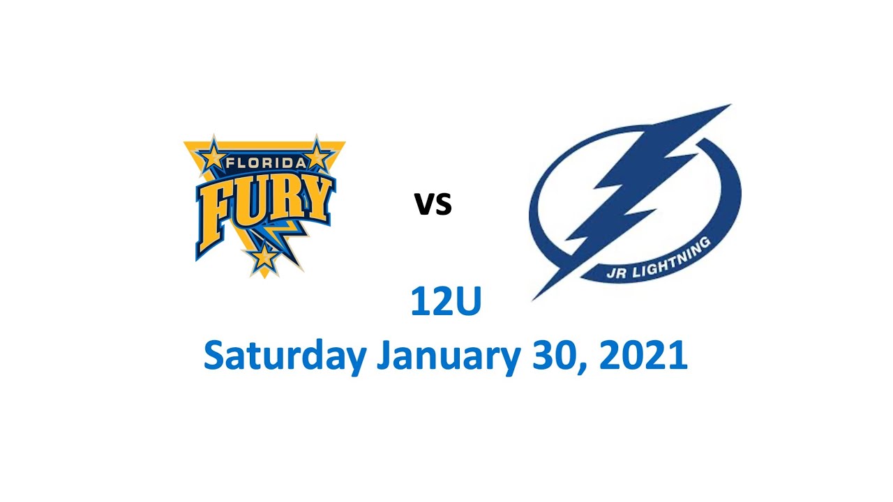 Florida Fury (12U) vs Tampa Bay Lightning - 1.30.21 - YouTube