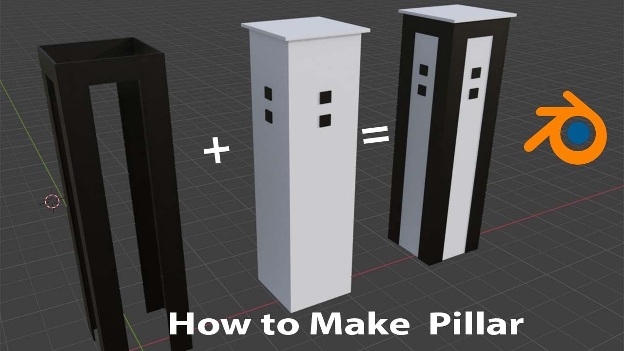 How to make Pillar in Blender 4.3 - YouTube