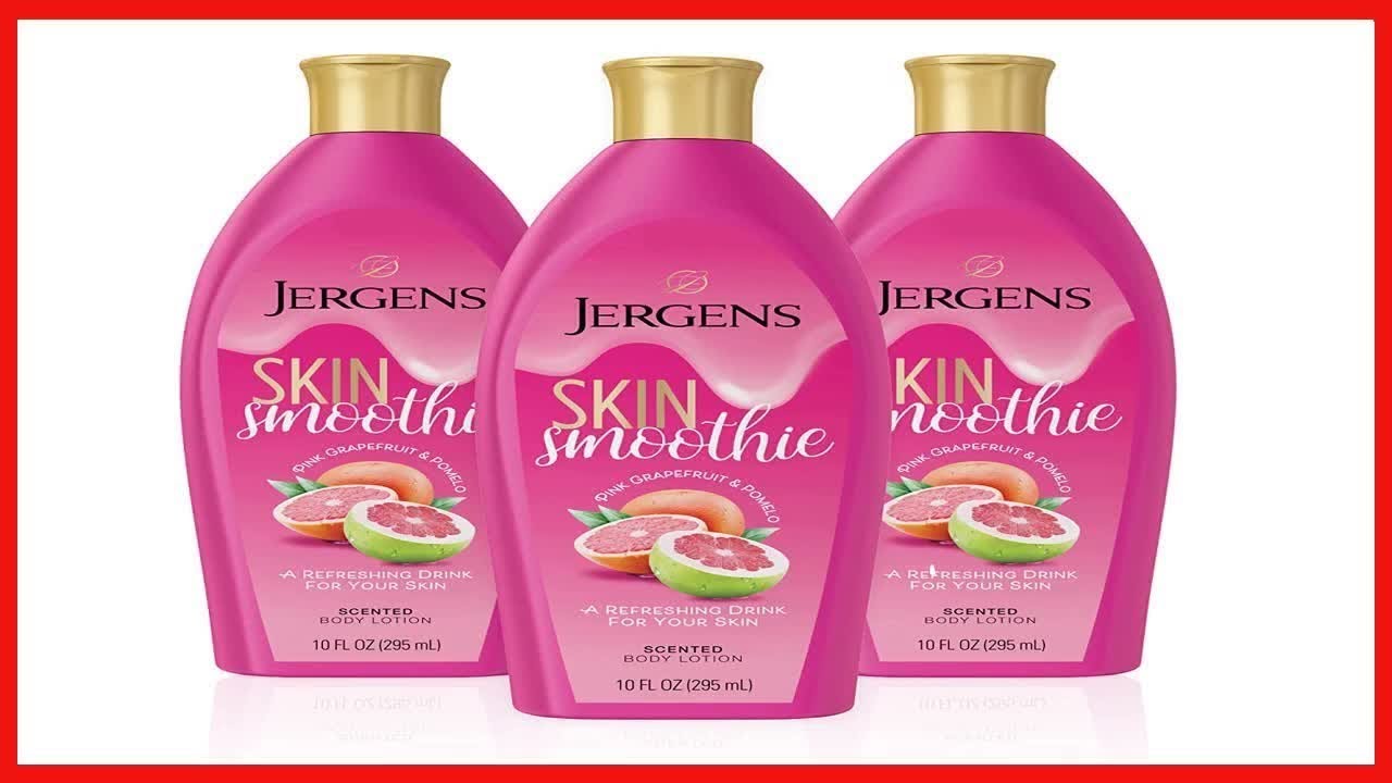 Jergens Skin Smoothie Pink Grapefruit Pomelo Scented Body Lotion