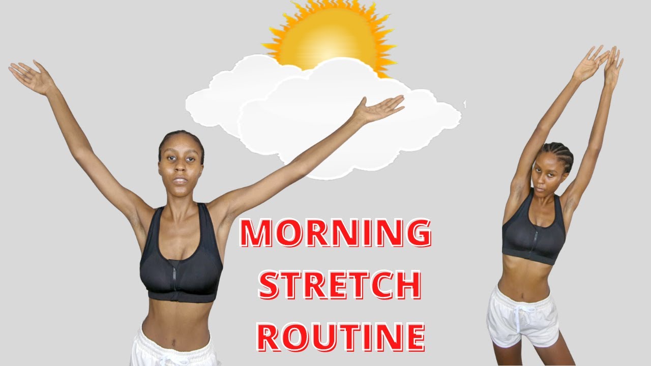 Morning Stretches Full Body Routine // Step by Step Morning Stretch ...