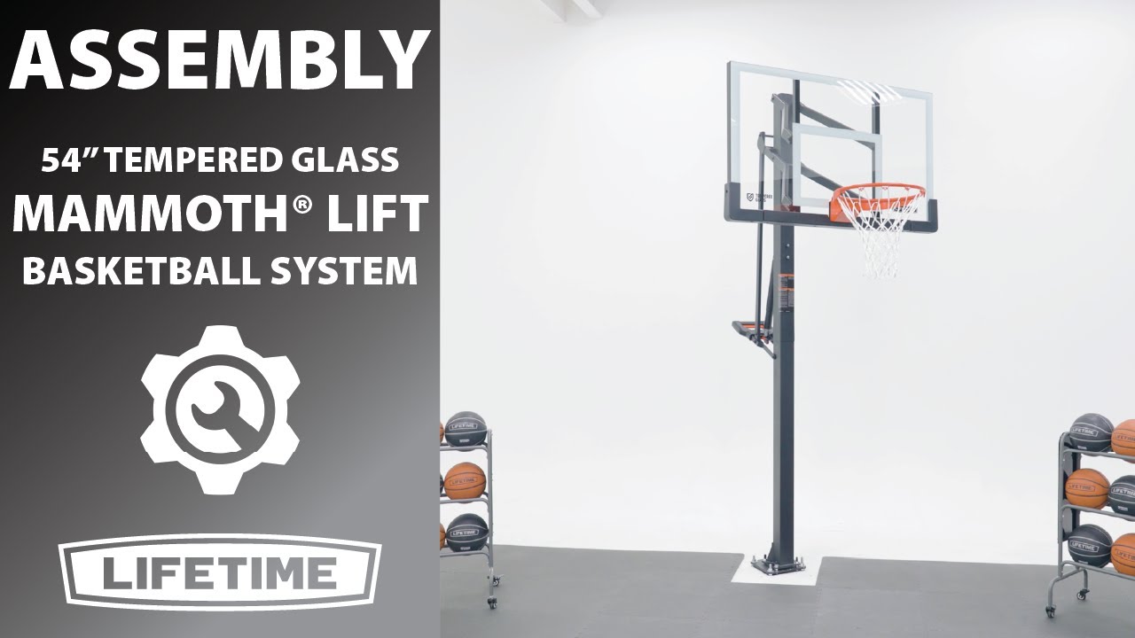 Lifetime 54" Bolt Down Mammoth Lift Basketball System | Lifetime ...