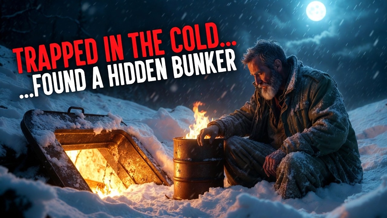 TRAPPED OUTSIDE IN A DEADLY BLIZZARD UNTIL I DISCOVERED A SECRET BUNKER ...