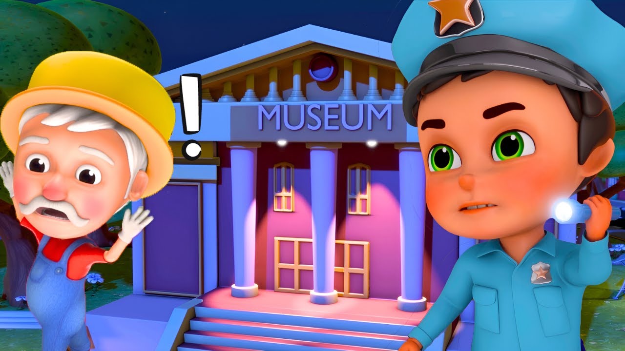 Museum Robbery ! Police Chase For Thief + Surprise Eggs | Kids Cartoon ...