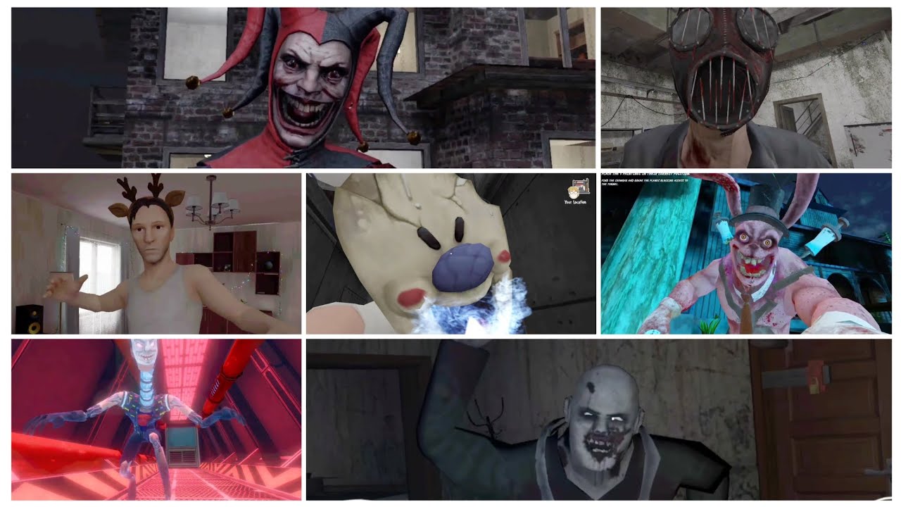 Jumpscare Battle | Joker Show Vs Ice Scream 5 Vs Mr Xantu Vs Smiling X ...