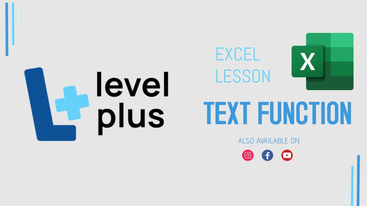 Excel Text Function T YouTube Excel Text Function T YouTube