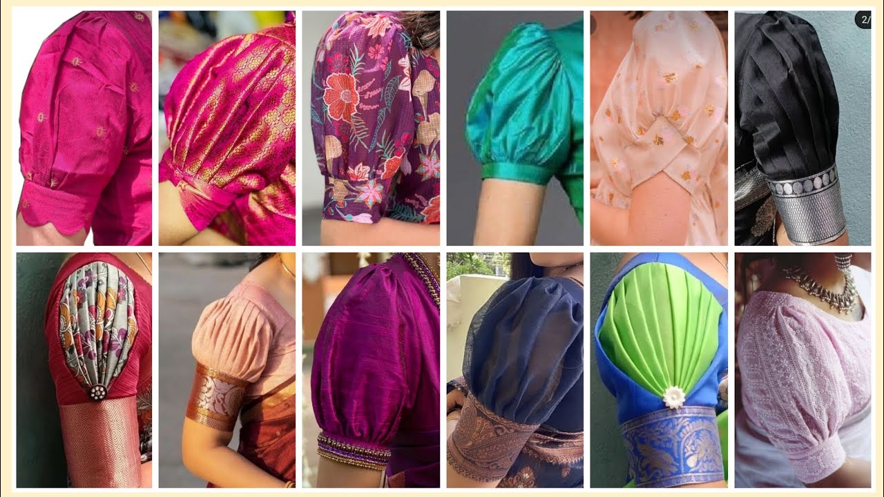 Blouse Sleeves Design/Astin Ki Design/New Model Sleeves Design/Baju Ki ...